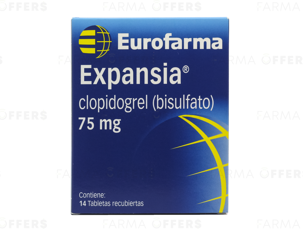 EXPANSIA TABL 75mg, 1 de 14 | Farmaoffers